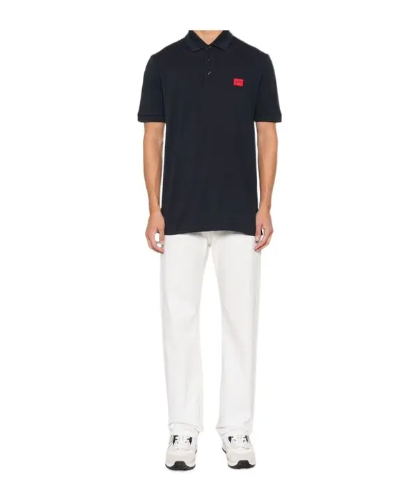 Hugo Boss Logo Patch Slim-fit Polo Shirt