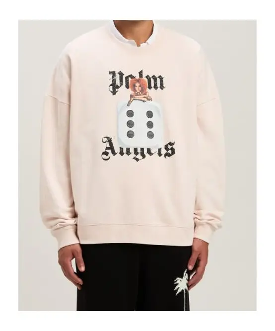 Palm Angels Holly Pin Up Crewneck Sweatshirt