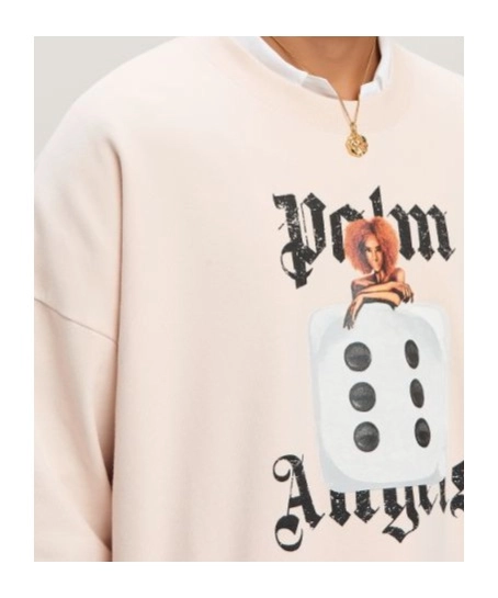Palm Angels Holly Pin Up Crewneck Sweatshirt