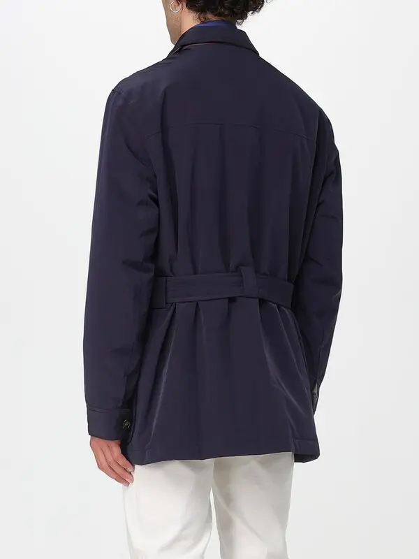 Brunello Cucinelli Belted Stand Collar Shirt Jacket