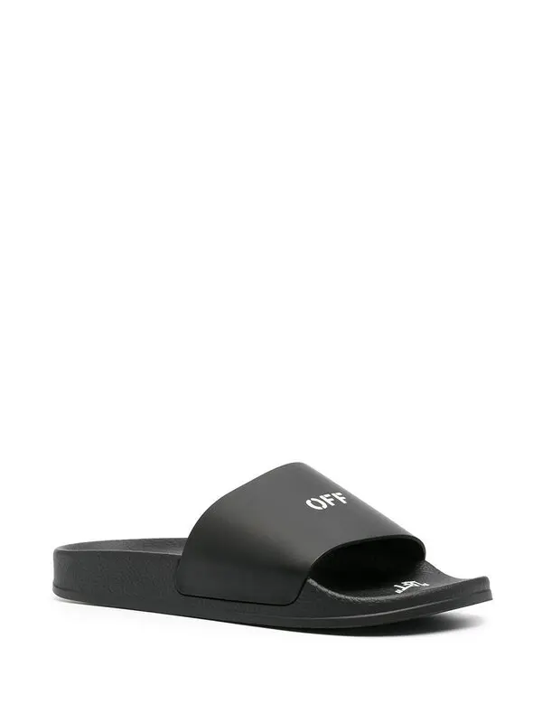 Off-White Arrows Logo Print Slides