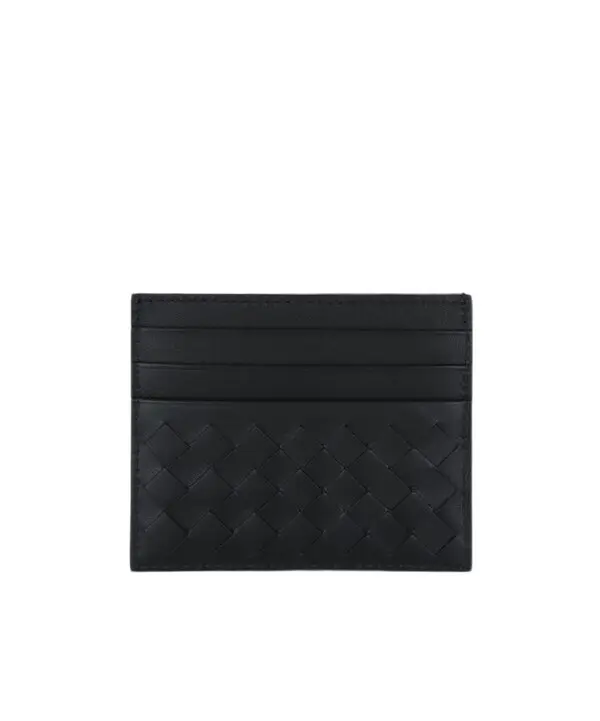 Bottega Veneta Woven Card Bag - Black