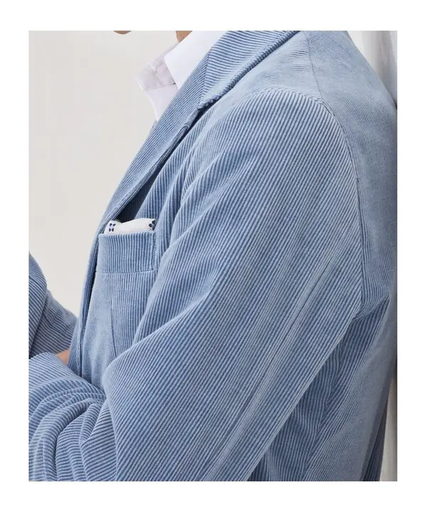 Brunello Cucinelli Corduroy Single-breasted Blazer