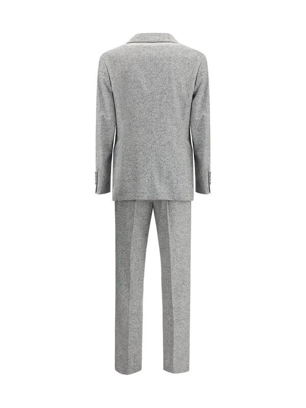 Brunello Cucinelli Double-breasted Straight-leg Suit