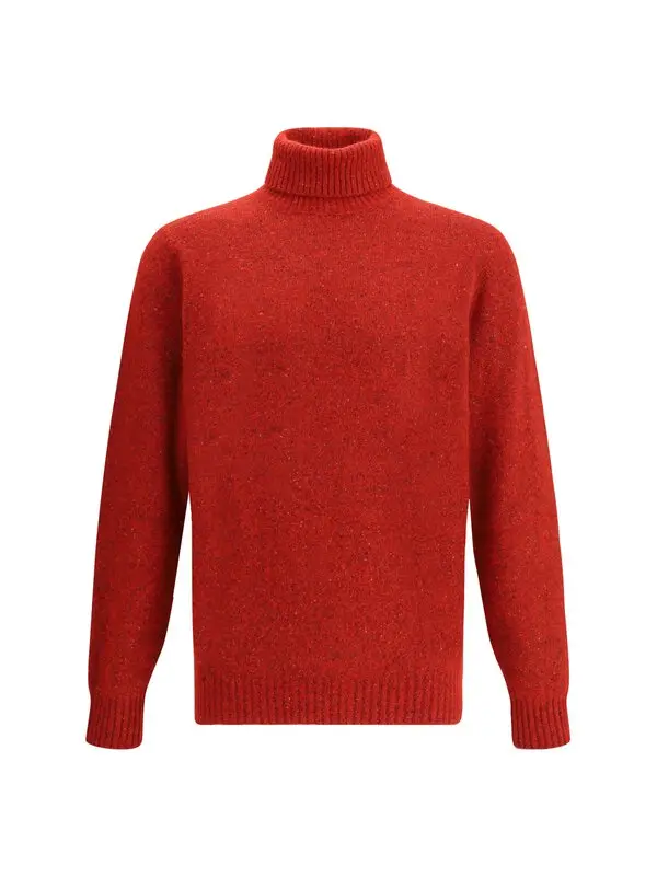 Brunello Cucinelli Knitted Roll Neck Jumper - Magenta