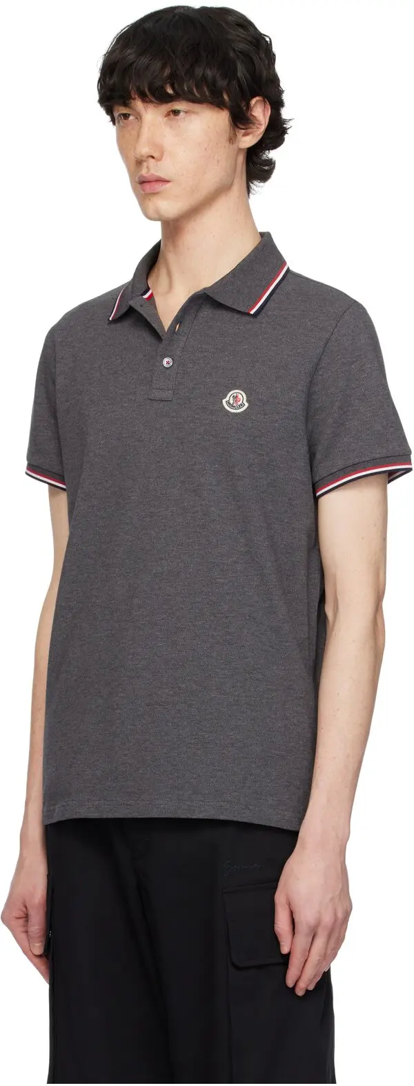 Moncler Logo Patch Short-sleeved Polo Shirt