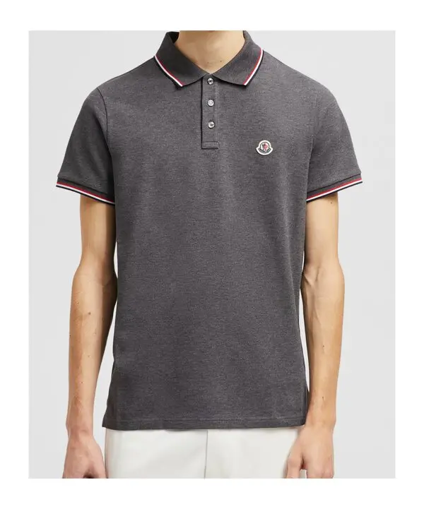 Moncler Logo Patch Short-sleeved Polo Shirt