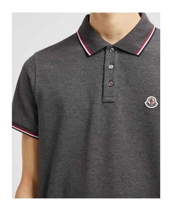 Moncler Logo Patch Short-sleeved Polo Shirt