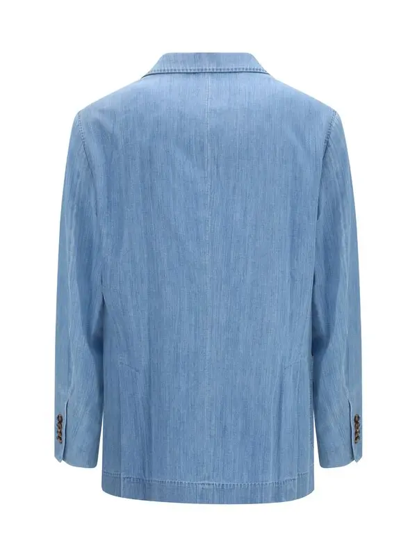 Brunello Cucinelli Denim Blazer