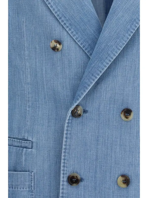 Brunello Cucinelli Denim Blazer