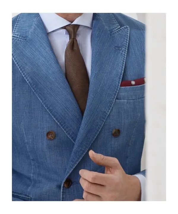 Brunello Cucinelli Denim Blazer