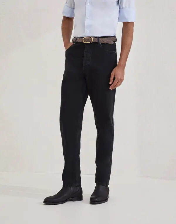 Brunello Cucinelli Logo Patch Straight-leg Jeans