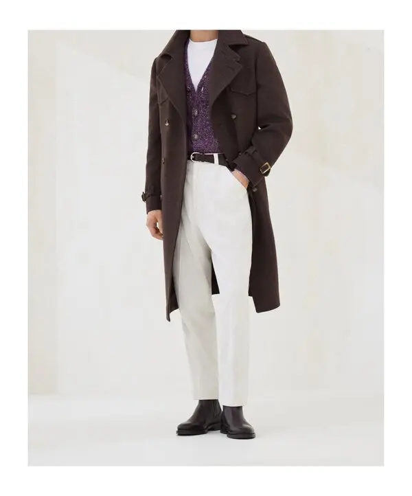 Brunello Cucinelli Corduroy Straight Leg Pants - True Color