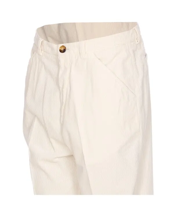 Brunello Cucinelli Corduroy Straight Leg Pants - True Color