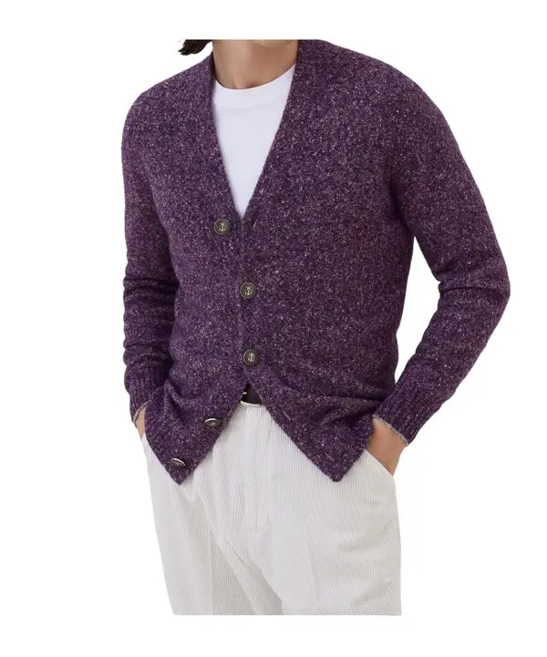 Brunello Cucinelli V-neck Knitted Cardigan - Black