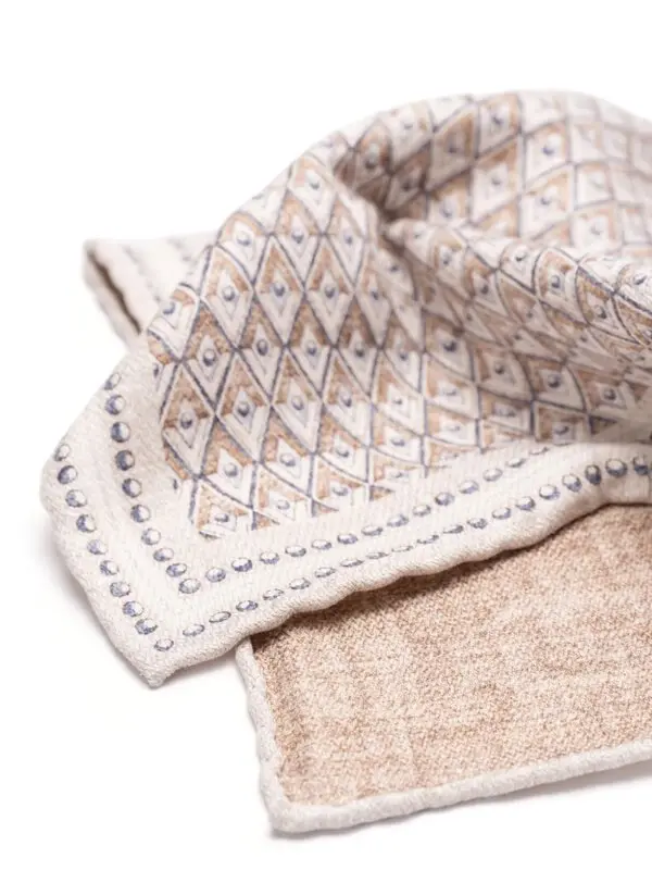 Brunello Cucinelli Silk Scarf - Light Beige