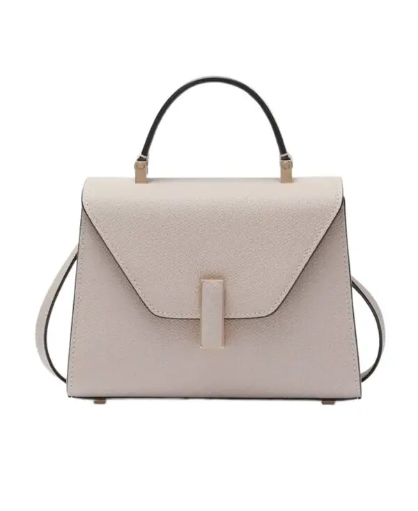 VALEXTRA Iside Foldover Micro Crossbody Bag - Nude