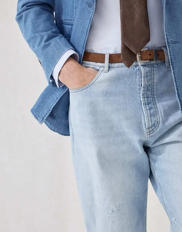 Brunello Cucinelli Ripped Jeans