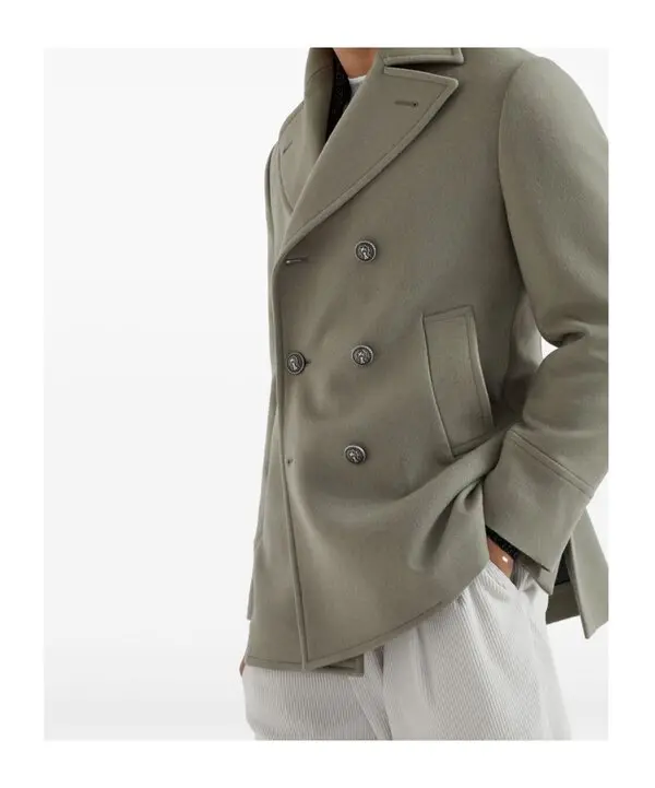 Brunello Cucinelli Double-breasted Wool Coat