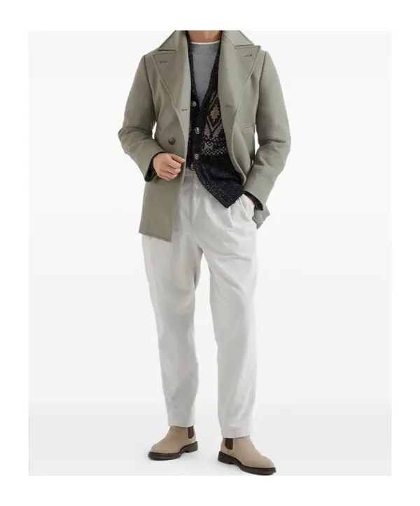 Brunello Cucinelli Double-breasted Wool Coat