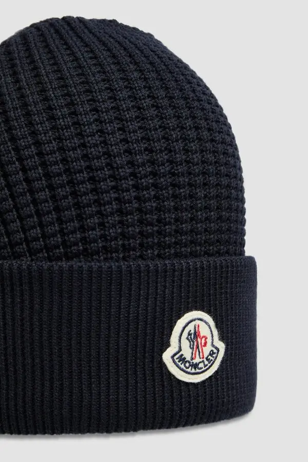 Moncler Textured Cotton Beanie
