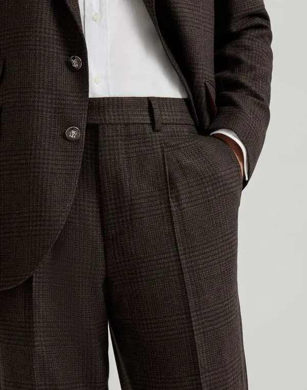 Brunello Cucinelli Pleated Wool-cashmere Blend Trousers