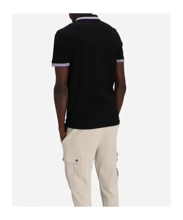 Hugo Boss Logo-embroidered Polo Shirt - Black
