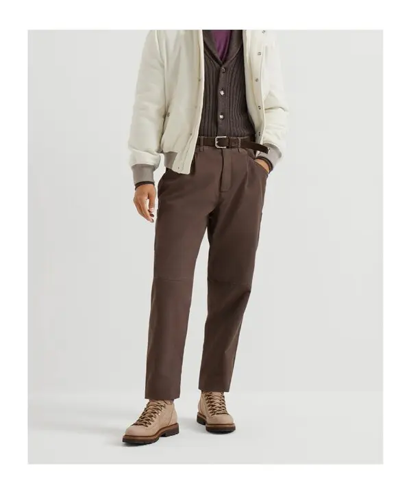 Brunello Cucinelli Buttoned Straight-leg Trousers