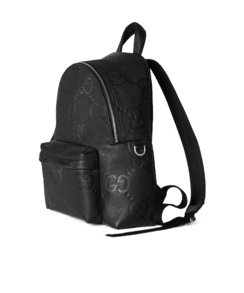 Gucci Jumbo Gg Embossed Leather Backpack
