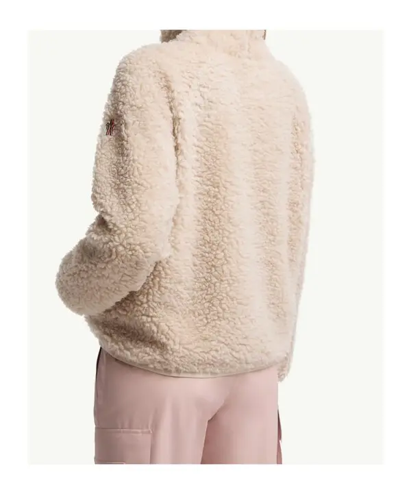 Moncler Teddy Turtleneck Sweatshirt