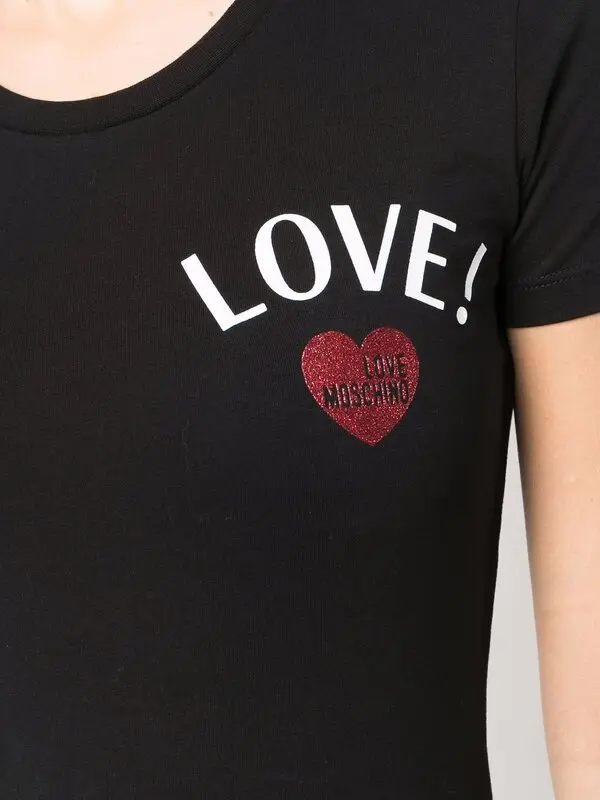 Moschino Print T-shirt - Black