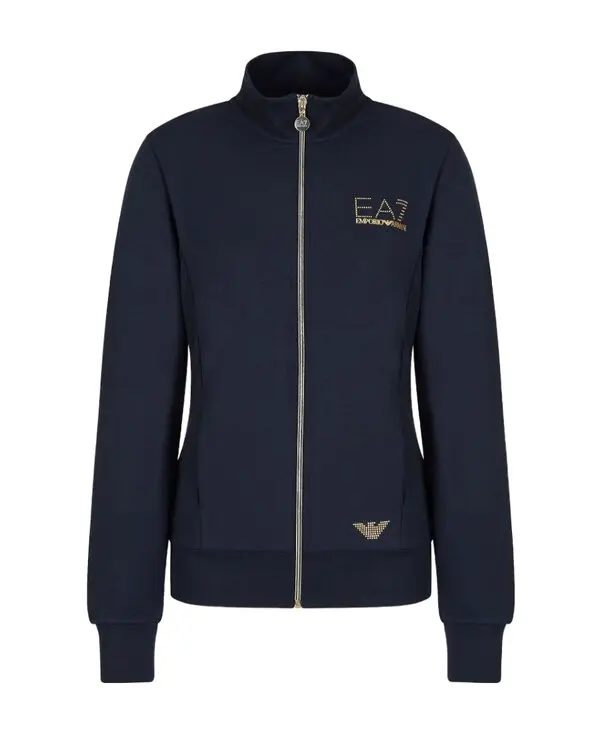 EA7 Long-sleeve Zip-up Sweatshirt