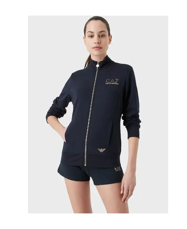 EA7 Long-sleeve Zip-up Sweatshirt