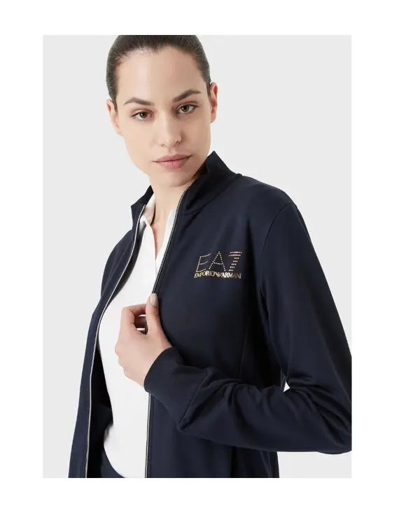 EA7 Long-sleeve Zip-up Sweatshirt