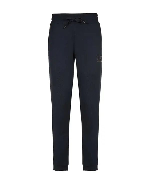 EA7 Logo-print Track Pants - Black