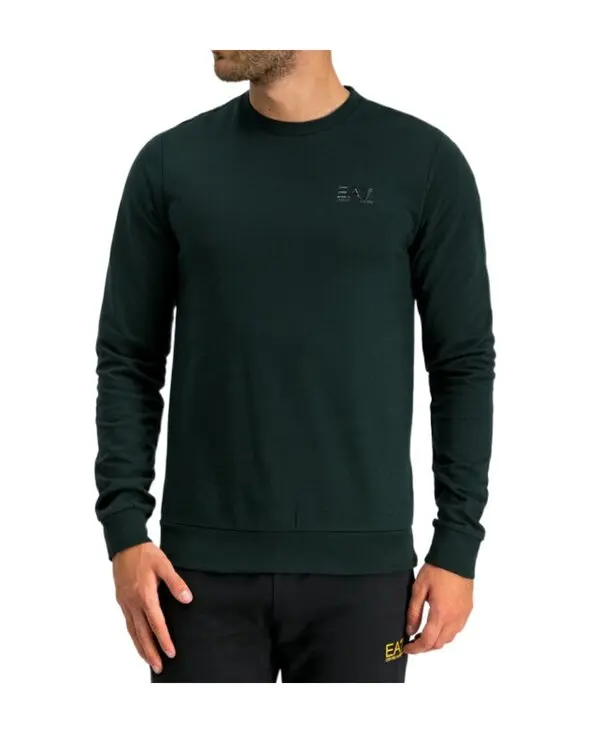 EA7 Logo Printed Hoodie