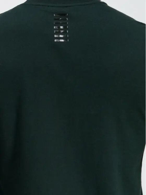 EA7 Logo Printed Hoodie