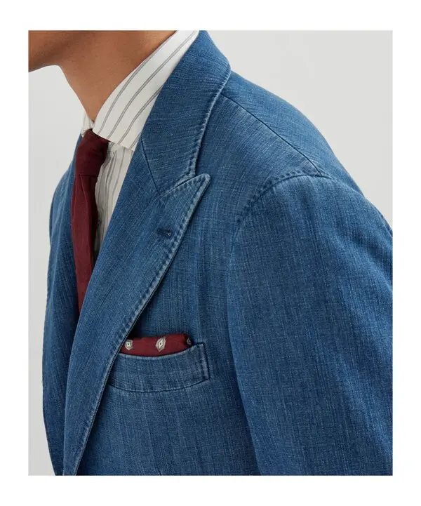 Brunello Cucinelli Three-button Patch-pocket Blazer