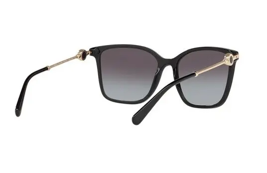 BVLGARI Square Frame Sunglasses With Temple Logos
