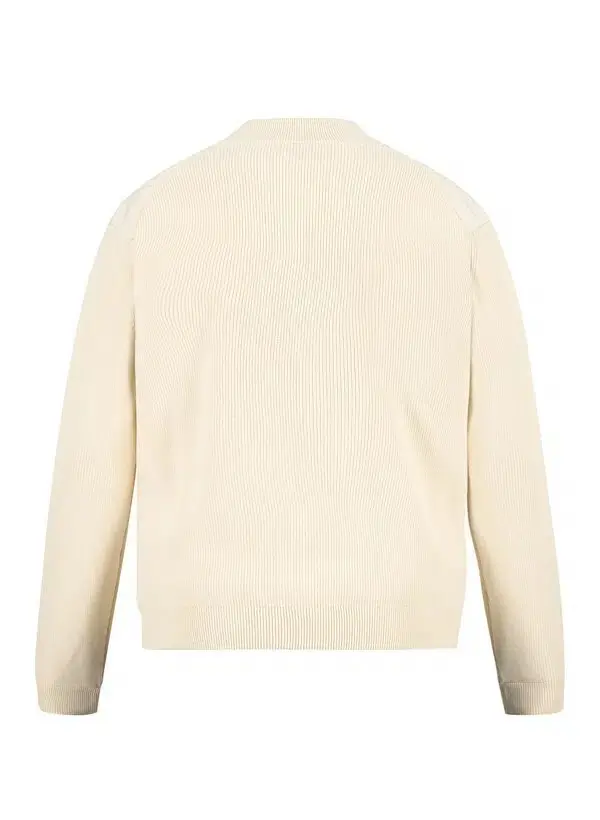 Hugo Boss Knitted-sleeve Bomber Jacket