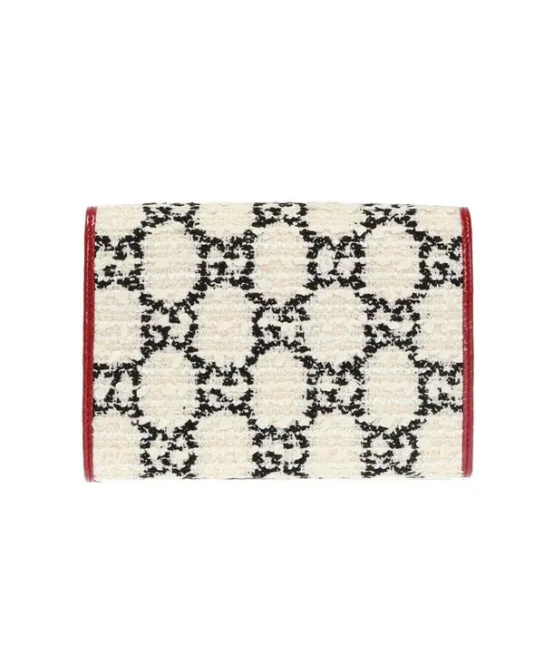 Gucci Dionysus Gg Tweed Wallet On Chain