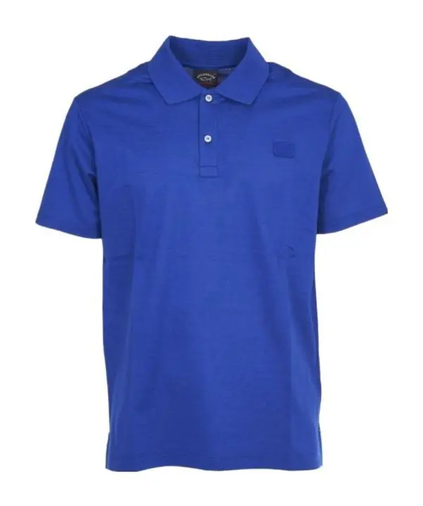 Paul & Shark Logo Details Polo Shirt - Blue