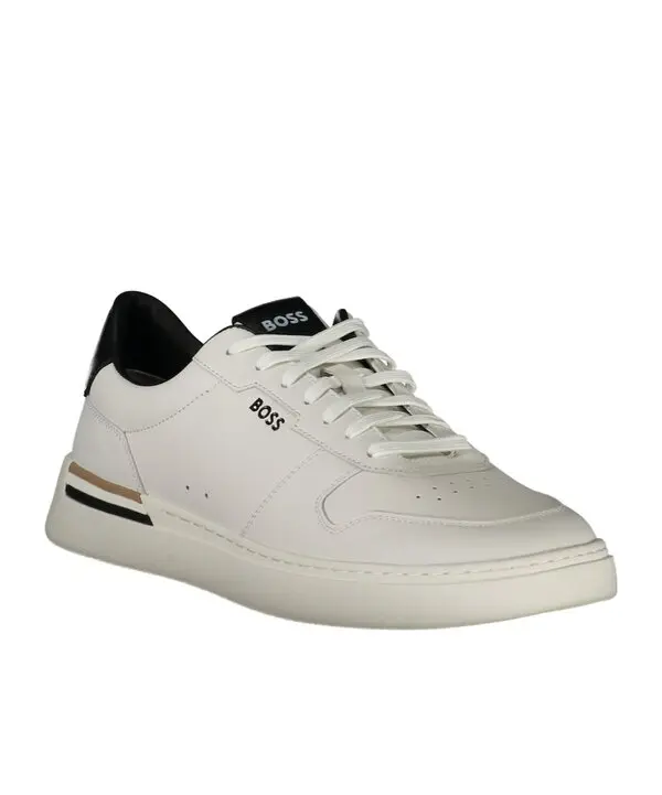 Hugo Boss Boss Signature-stripe Detail Trainers