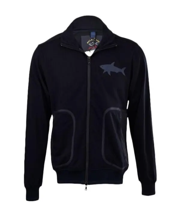 Paul & Shark Logo Chip Casual Jacket - Black
