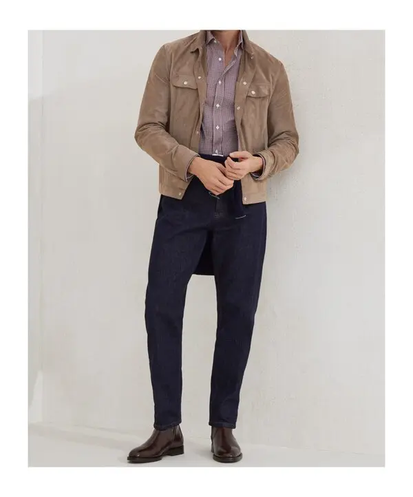 Brunello Cucinelli Leather Jacket