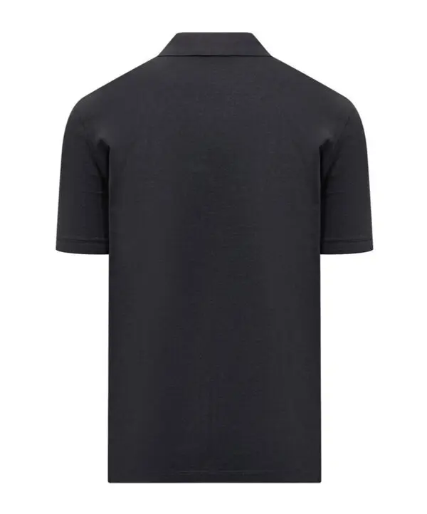 Emporio Armani Striped Collar Polo Shirt