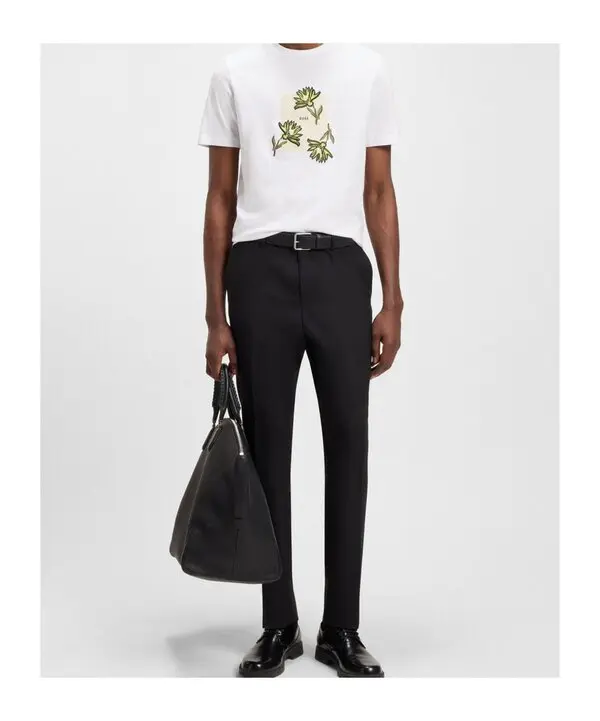 Hugo Boss Floral-artwork T-shirt