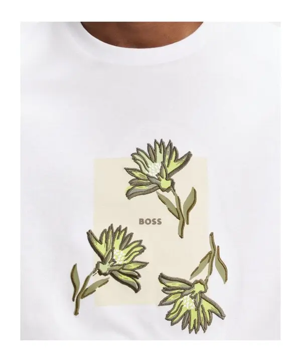 Hugo Boss Floral-artwork T-shirt