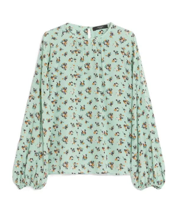 Max Mara Silk Crêpe De Chine Blouse