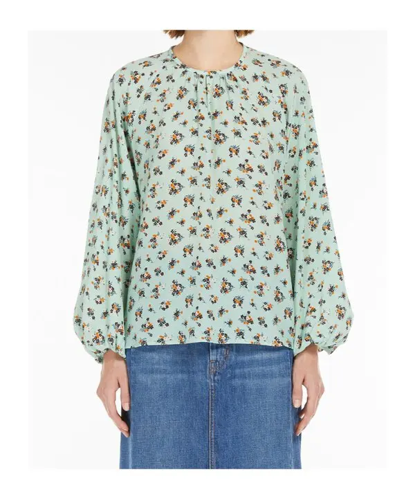 Max Mara Silk Crêpe De Chine Blouse